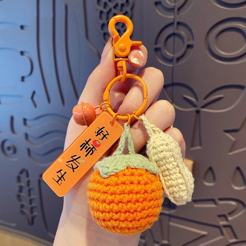 Creative Hand Weaving Wool Crocheted Keychain - CJdropshipping
