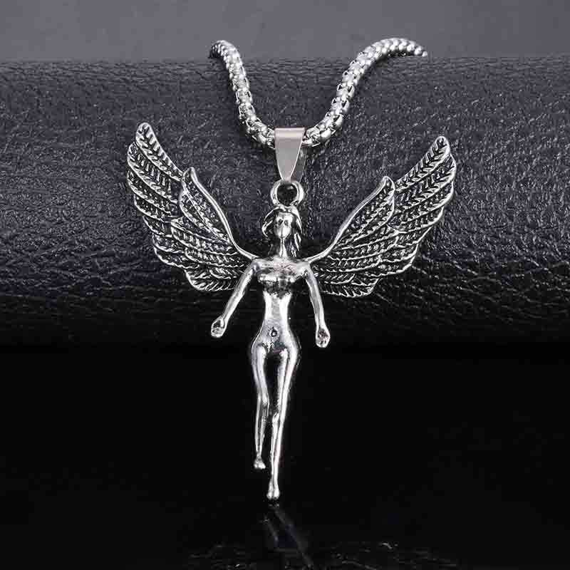 Angel Wings Pendant Companion Necklace - CJdropshipping