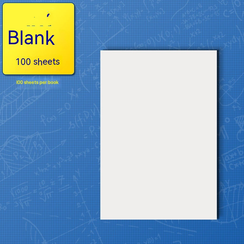 A4 Blank Draft Paper For College Students - CJdropshipping