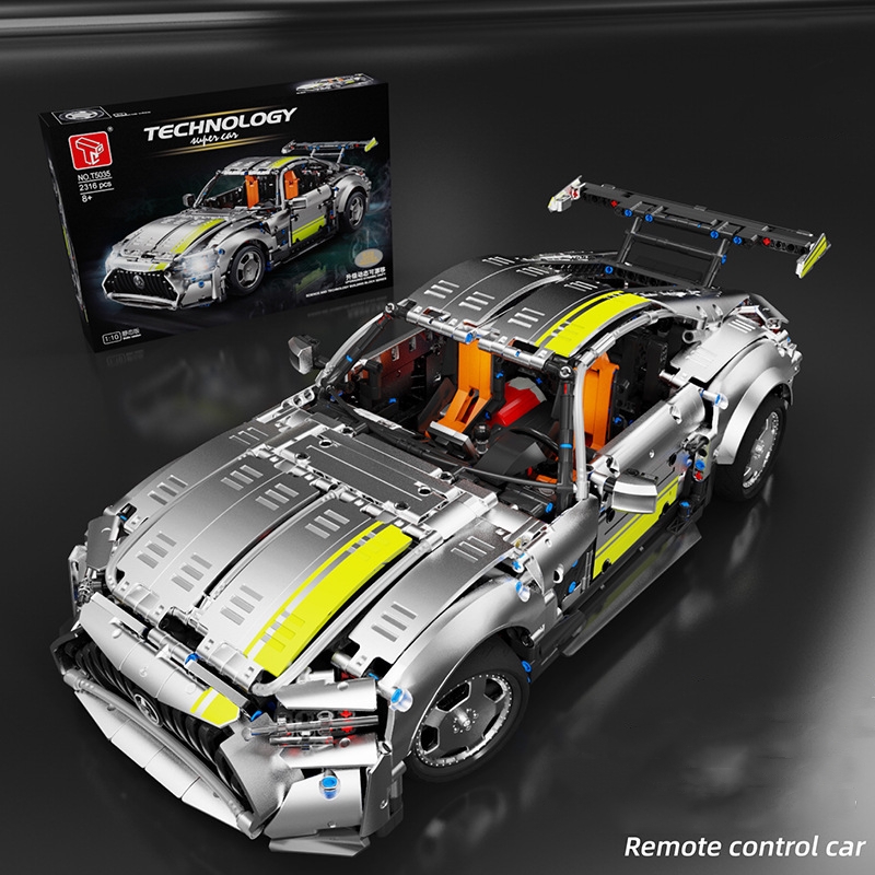 Super Running Building Blocks Racing Car Decoration Children ...