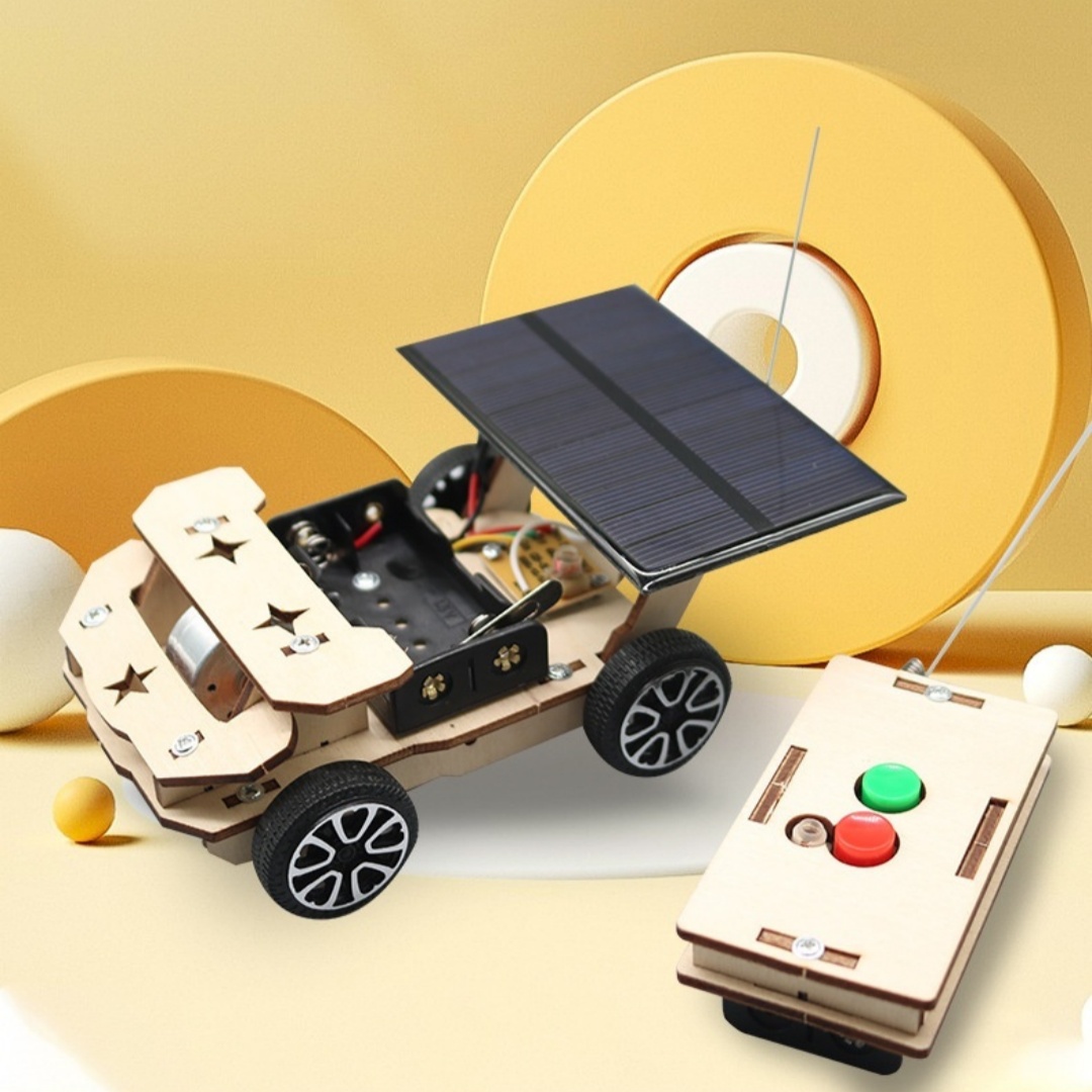 Student Technology Small Production Solar Wireless Remote Control Car ...